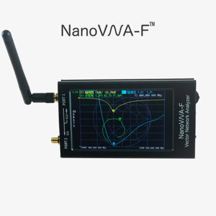 NanoVNA-F Vector Network Analyzer HF VHF UHF Antenna Analyzer Short ...