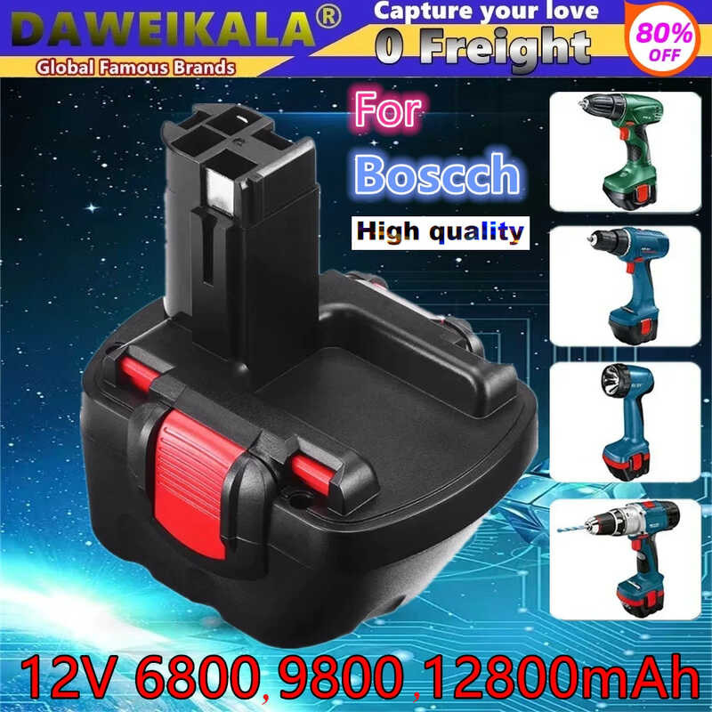 2024 Bosch 12800mAh PSR Battery 12V 12.8Ah AHS GSB GSR 12 VE-2 BAT043 ...
