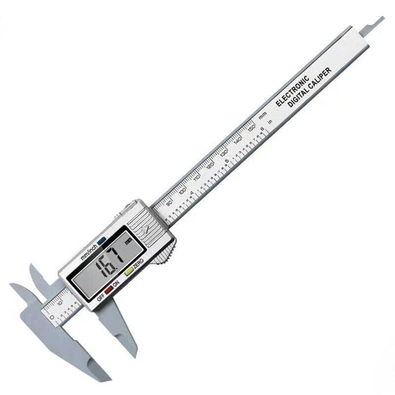 150Mm E Electronic Carbon Fiber Dial Vernier Caliper Gauge Micrometer ...