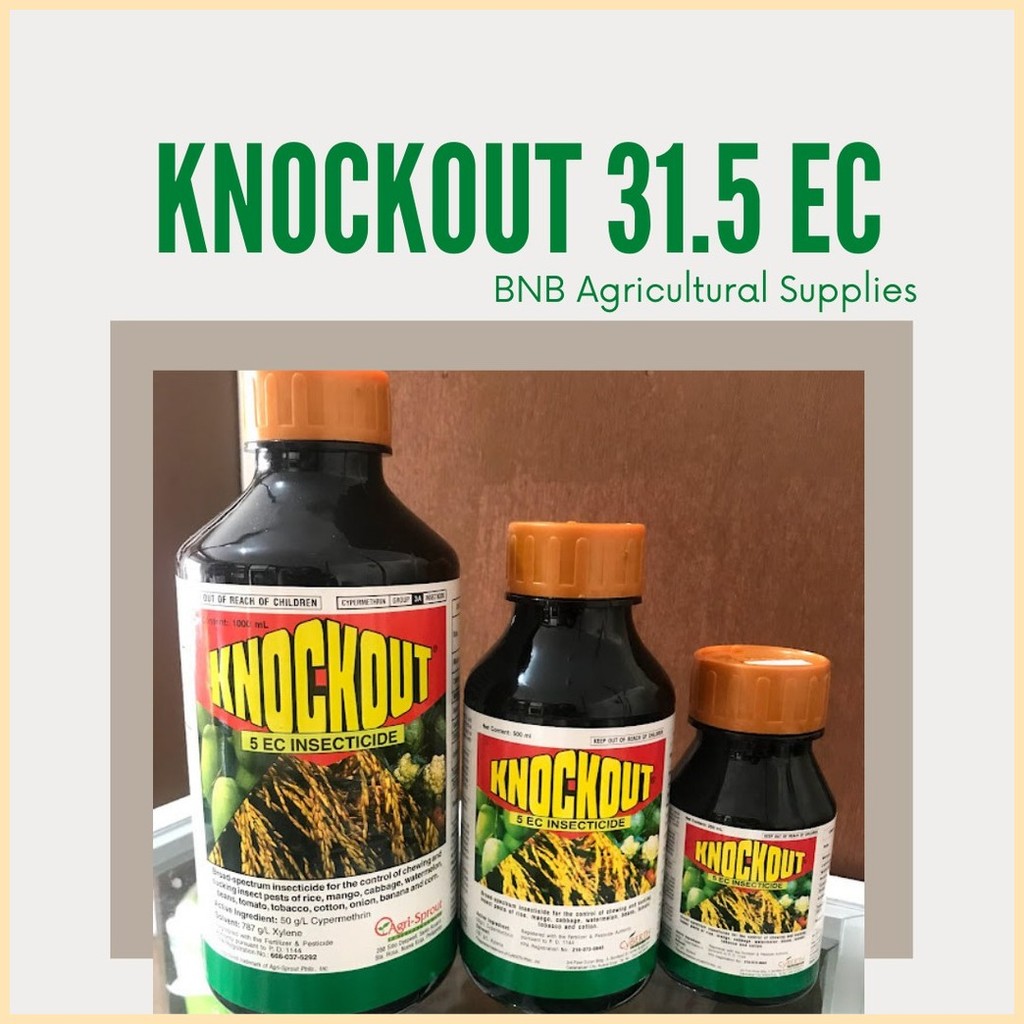 Knockout 5 EC Agri-Sprout Insecticide 1liter | 500ml | 250ml ☃ | Shopee ...