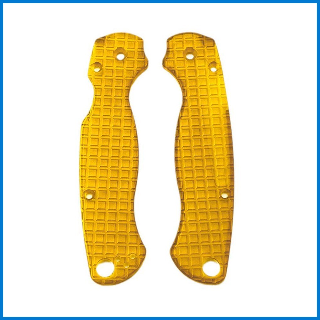 2023 for Spyderco Paramilitary 2 Spider C81 Patch PEI Transparent Knife ...