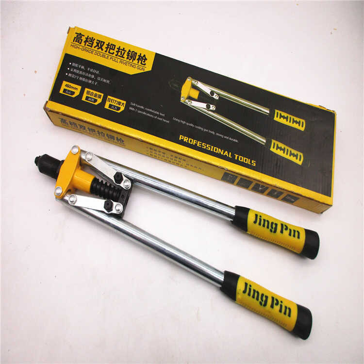 Double Straight Single Handle Rubber Handle Manual Core Pulling Rivet ...