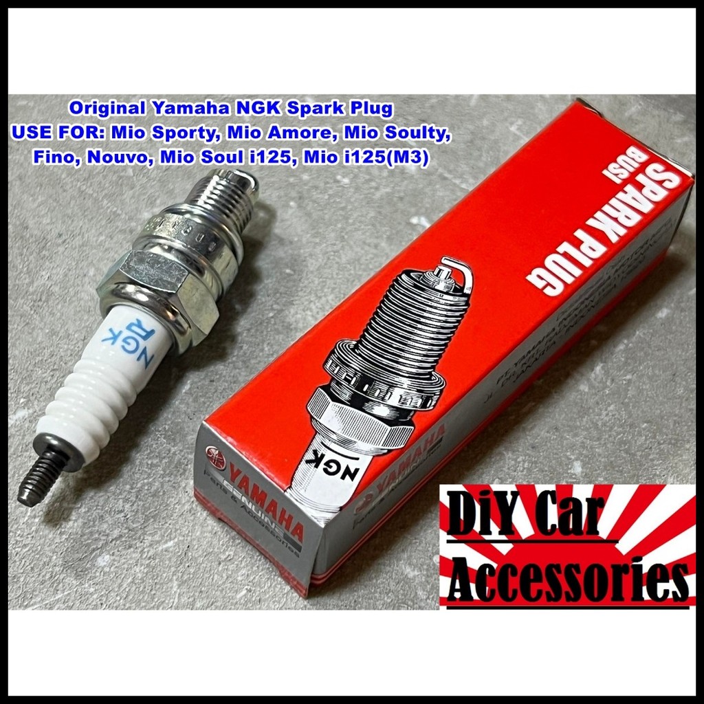 Original Yamaha NGK Spark Plug for Mio Sporty Mio Amore Mio Soulty Fino ...
