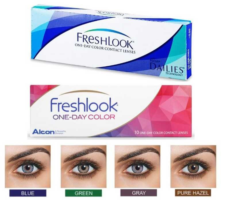 Freshlook Daillies Contact No Grade / Plano Lenses | Shopee Philippines