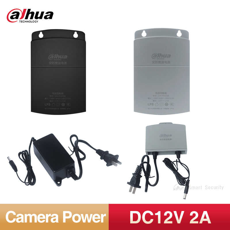 Dahua Original Dc12v 2A Camera Power Adapter Outdoor Waterproof 100–240 ...