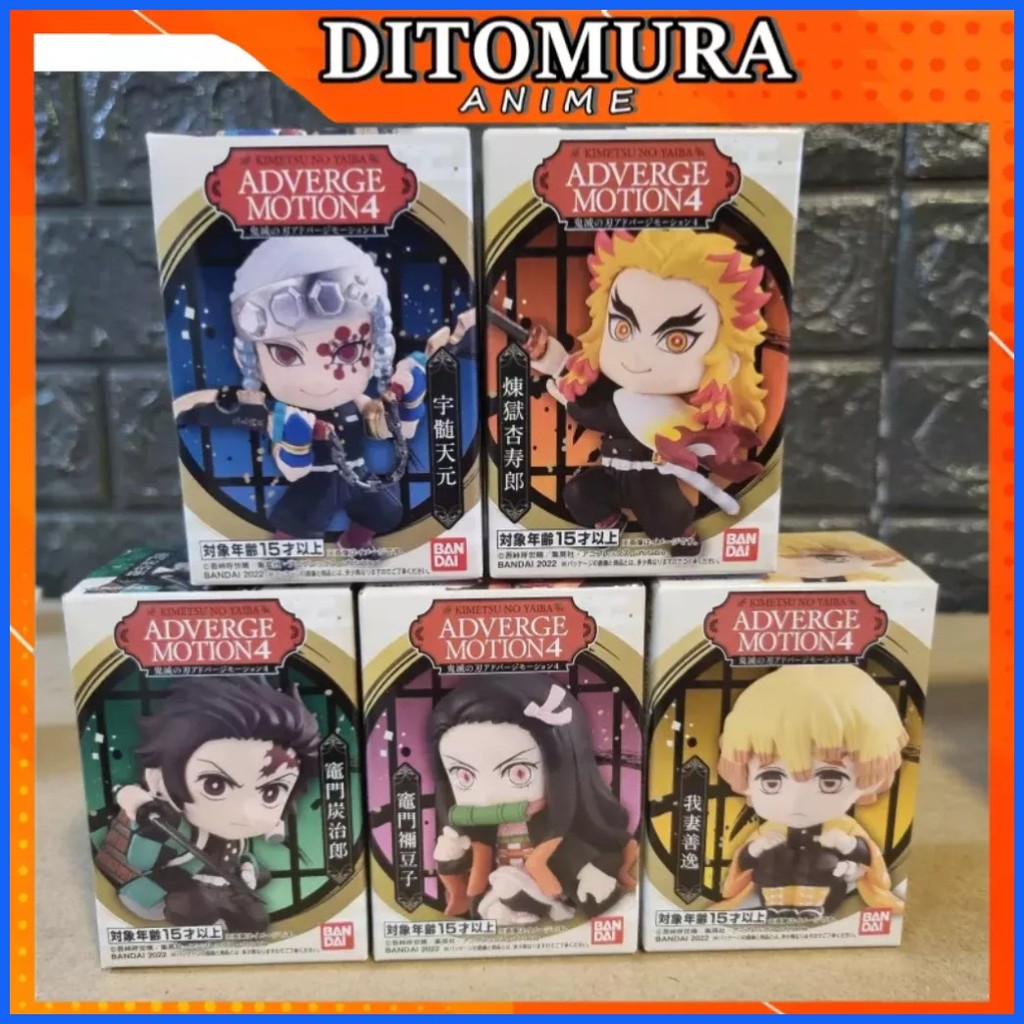 ♣ ♀ Demon Slayer Adverge Motion 2 3 4 5 6 Figure Mitsuri Tokito Genya ...