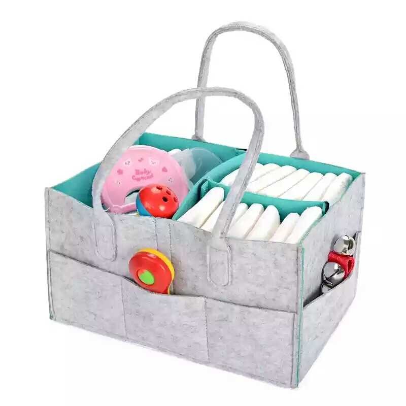 Foldable Portable Felt Diaper Storage Multifunction Kids Clothes ...