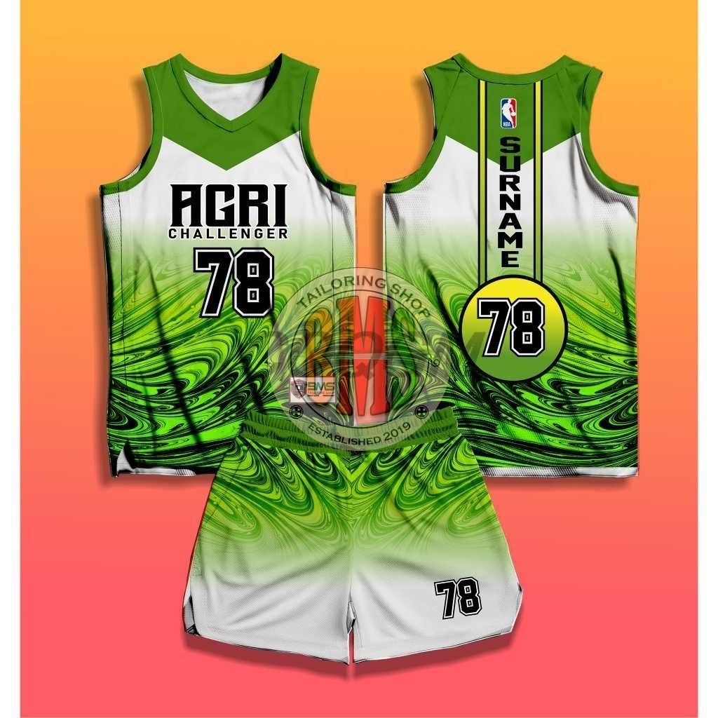 【Free Customized Name and Number】MEGZ Customize Basketball Jersey Full ...