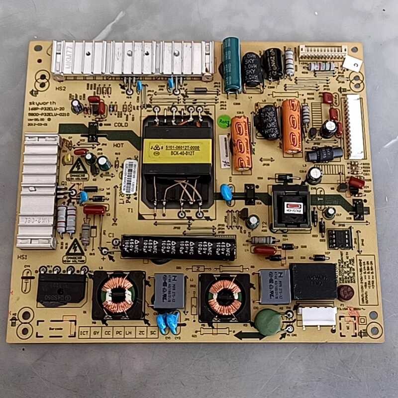 *Original Skyworth 32E550D power board with tube 5800-P32ELU-0210 168P-P32ELU-20 | Shopee ...