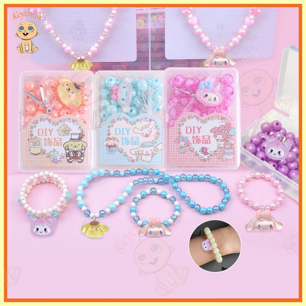 Keychild DIY Bracelet Kit Complete Set For Kids Beads For Bracelet ...