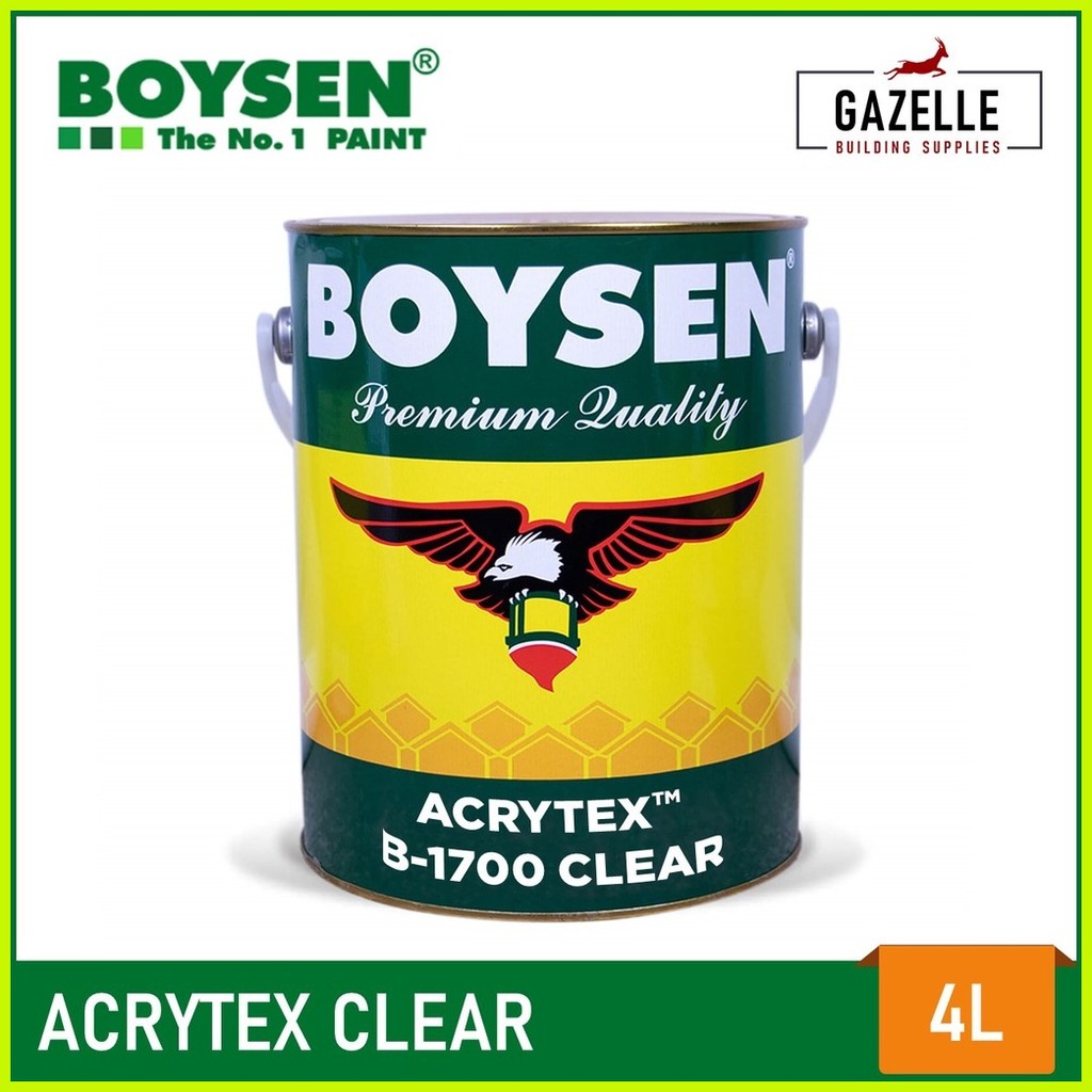 Boysen Acrytex Acrylic Solvent Based Coating Cast / Clear / Primer ...