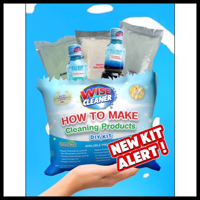 WISE CLEANER TOILET CLEANER DIY KIT 15-16 LITERS ㄨ | Shopee Philippines