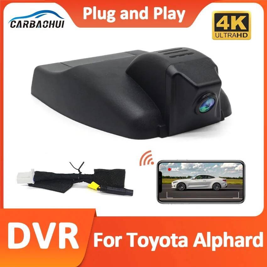 DVR Car Wifi Camera UHD 4K 2160P Dash Cam Video Recorder For Toyota ...