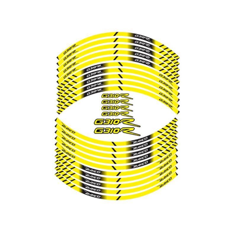 New BMW G310R Dedicated Color Reflective Wheel Stick 3M Wheel Rim Stick ...