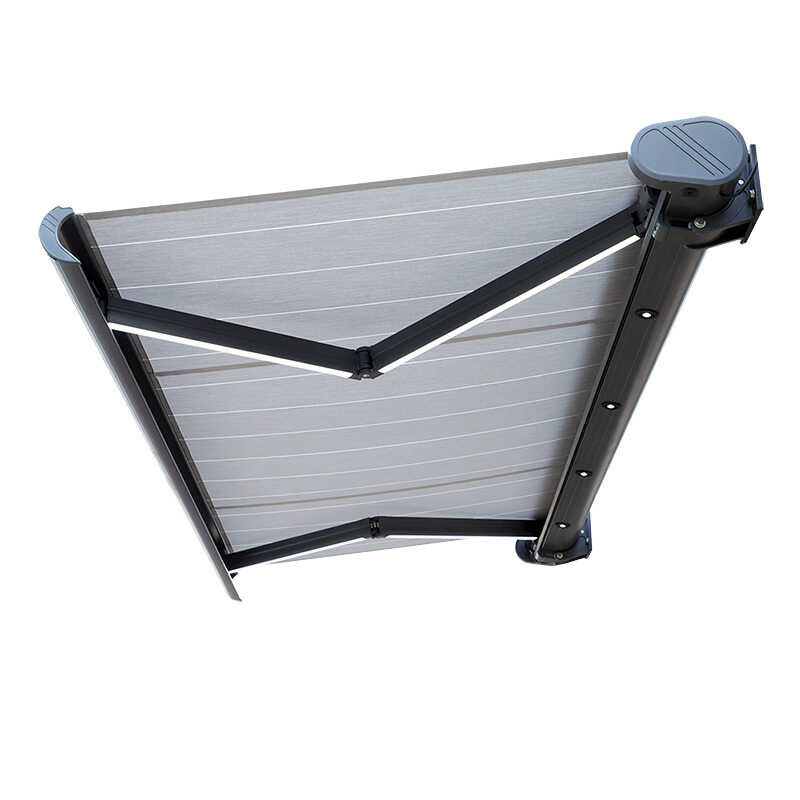Full Box Retractable Canopy Remote Control Electric Villa Outdoor ...