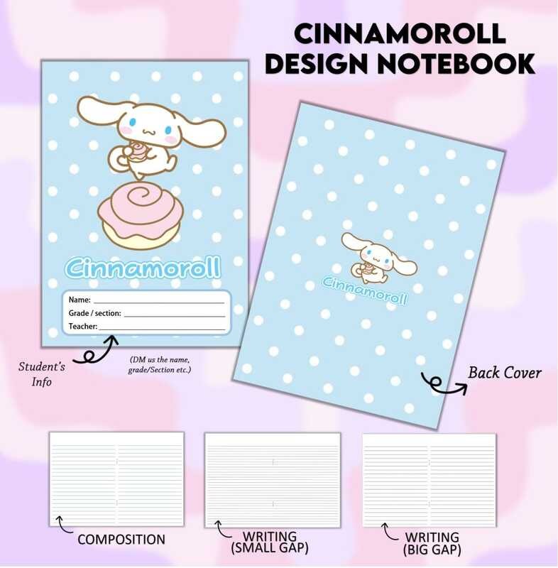 Customized Cinnamoroll Staple Notebook | Shopee Philippines