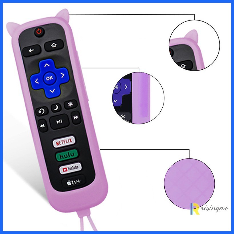 ⚠️ [Risingme] Glow In The Dark Cute Cat's Ears Shaped Silicone ...