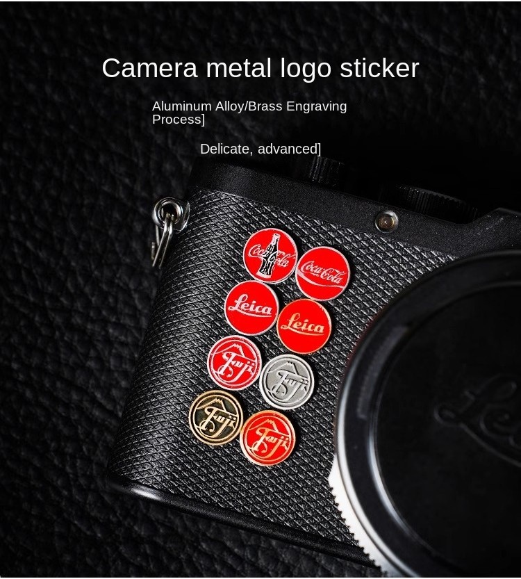 Camera decoration suitable for Leica stickers, mobile phone metal ...