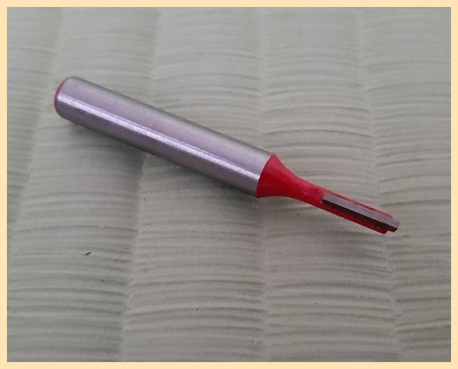 MATA Straight Bit Profile Eye 1/4" X 3mm Router Bit Single Lazaro ♠ ♨ ...