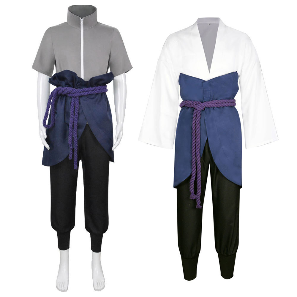 Ninja Cosplay Costume Hayate Uchiha Sasuke Cos Suit Full Comic ...