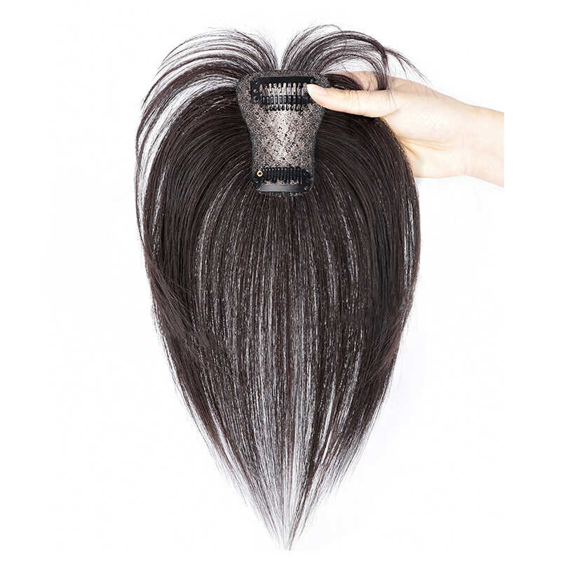 3D Wild High Skull Top Wig With Bangs, Female Forehead Hair Replacement ...