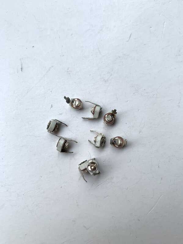 Korea KOREA Ceramic Fine tuning Capacitor Variable Capacitor 2-pin 30P ...