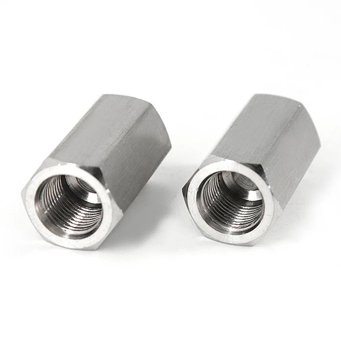 M4–M20 1/8"–1" BSP/NPT Female Hex Coupling Reducer 304 Stainless Steel ...