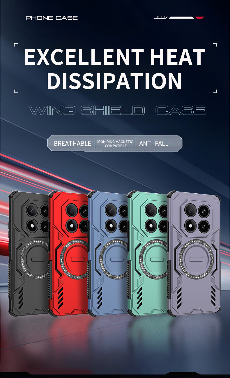 Lenuo Magnetic Phone Case For Redmi Note 14 Pro Plus 14C Poco F7 Ultra X7 F6 X6 K70 K80 K70E ...