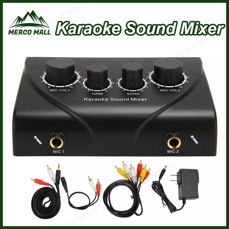Multifunctional Audio Mixer Amplifier Portable Dual Mic Inputs For ...