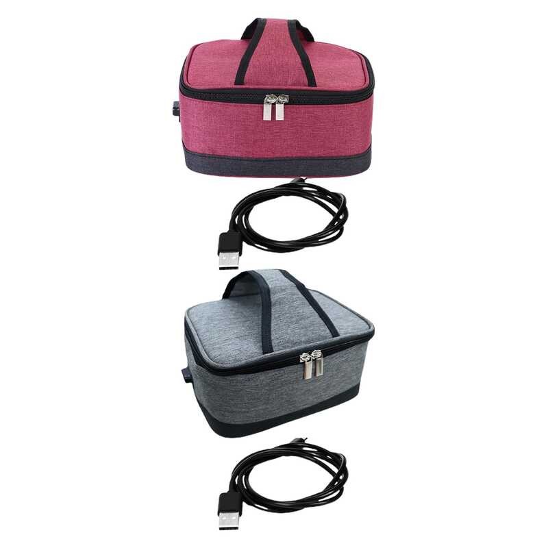 Usb Zipper Food Warmer Lunch Electric Box Heated Package Heater Lunch ...
