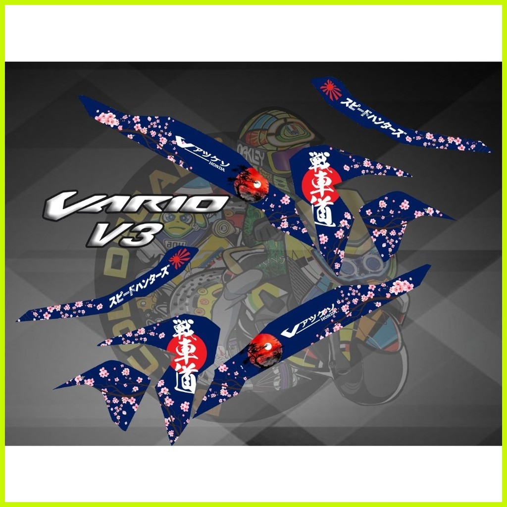 HONDA CLICK V3 STRIP DECALS 11 JAPAN CONCEPT BIKCOL DECALS | Shopee ...