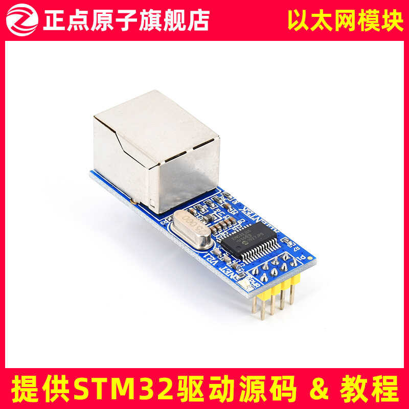 Positive Point Atom ENC28J60 Network Module Ethernet Communication Network - Comes with STM32 D ...