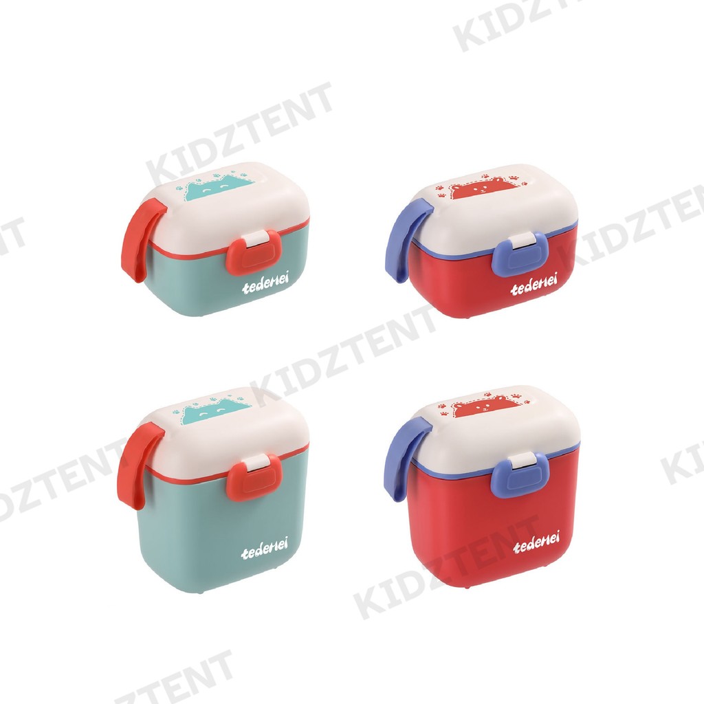 Portable Milk / Food / Snack Storage Container with Strap 450ml / 800ml ...