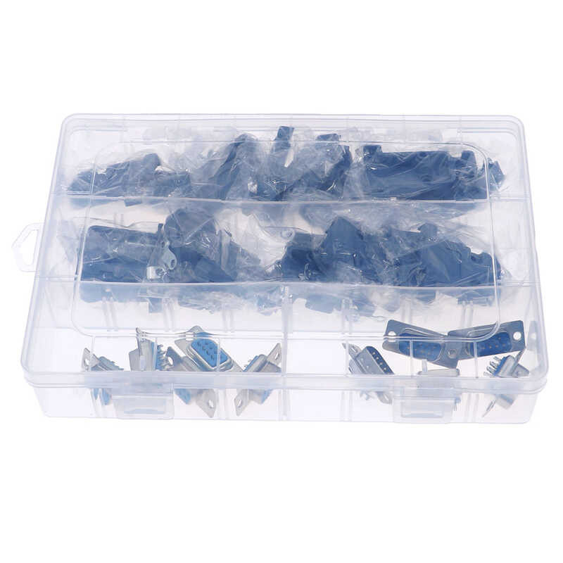 DB9 male and female serial port head 9-pin connector, matching ...