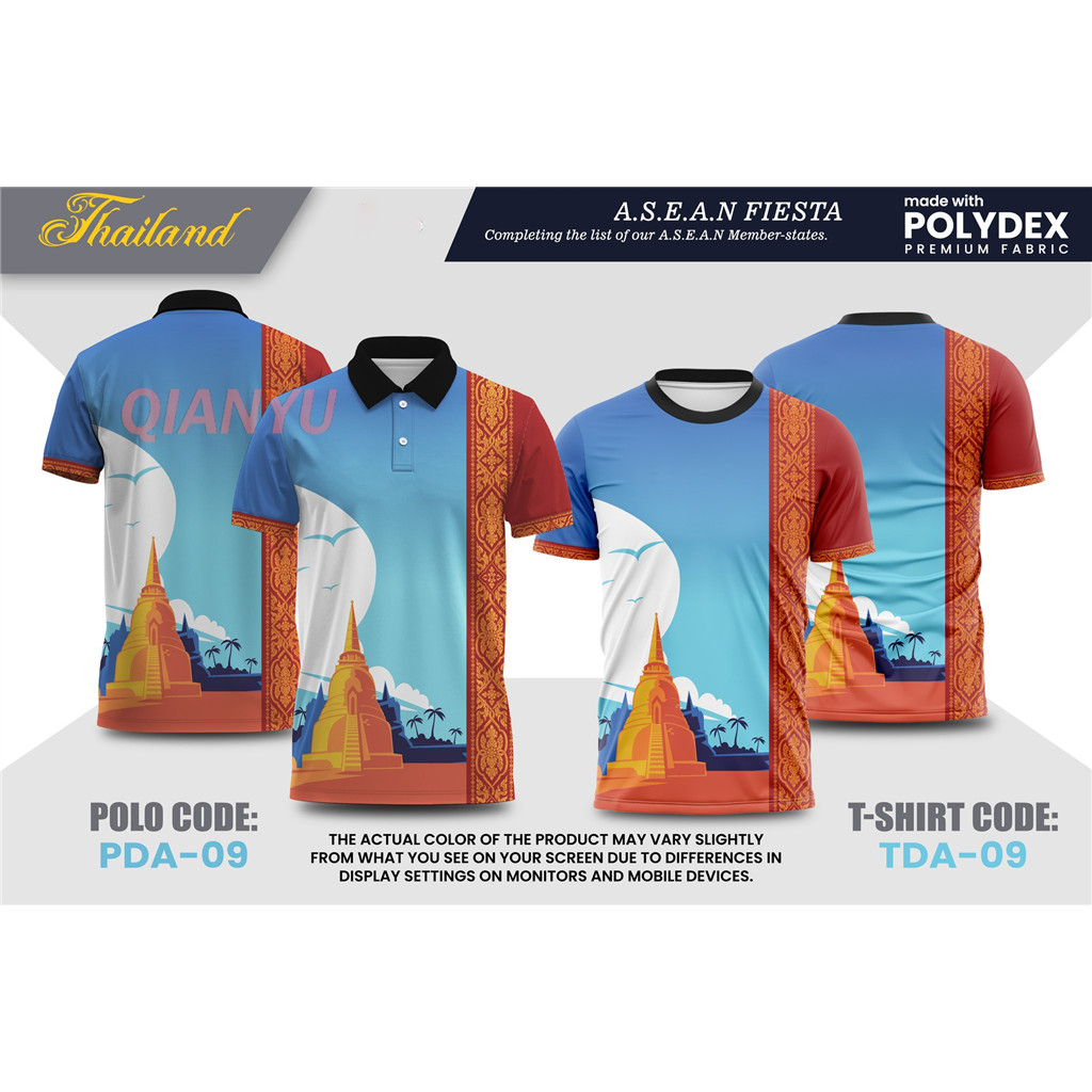 [READY STOCK]ASEAN FIESTA THAILAND DESIGN TSHIRT & POLOSHIRT FULL ...