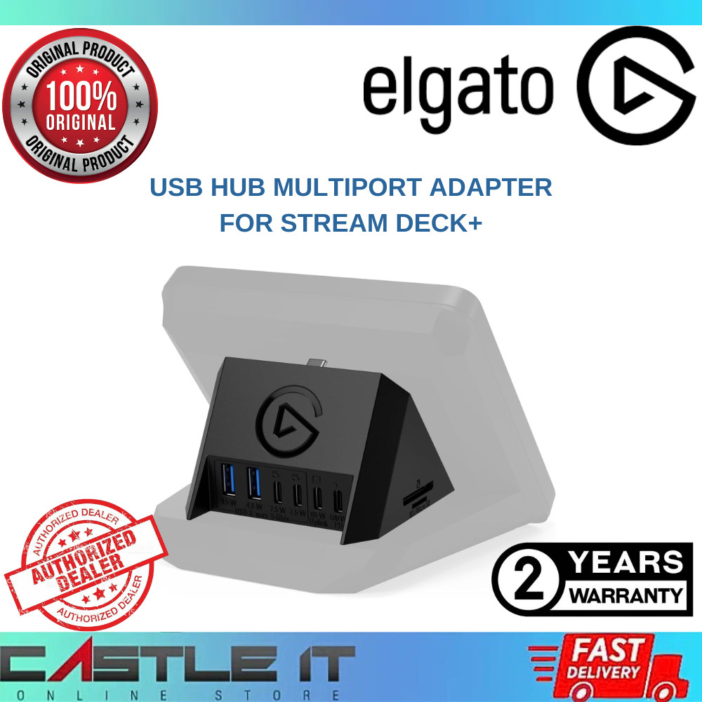 Elgato USB Hub Multiport Adapter for Stream Deck+ 10GBN9901 | Shopee ...