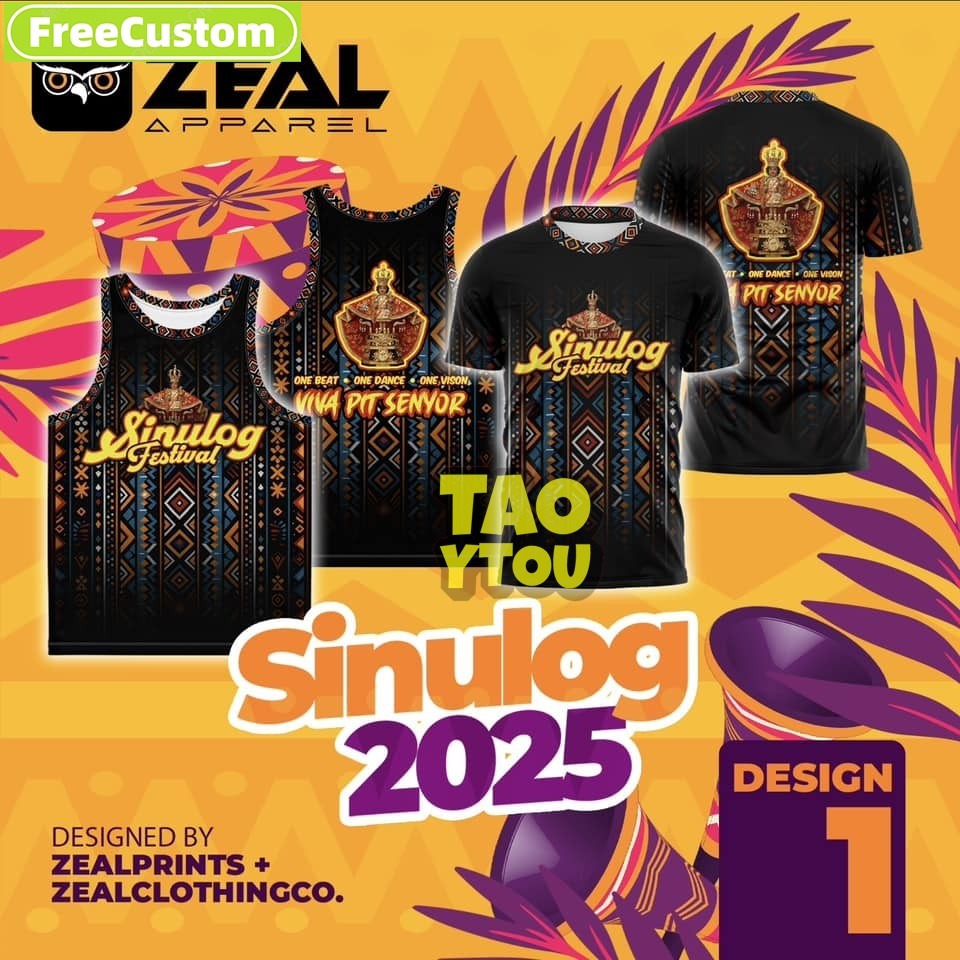 Sinulog Festival Shirt 7 Another Newly Design For Sinulog 2025 T-shirt ...