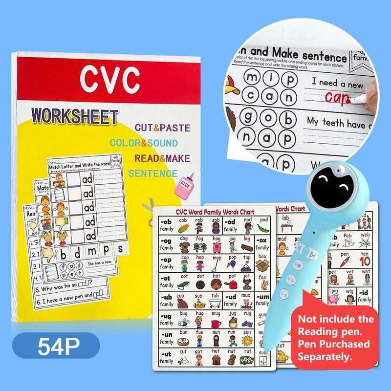 Tt Workbook Ng CVC At Poster Language Arts Skills Charts Para Sa Mga ...