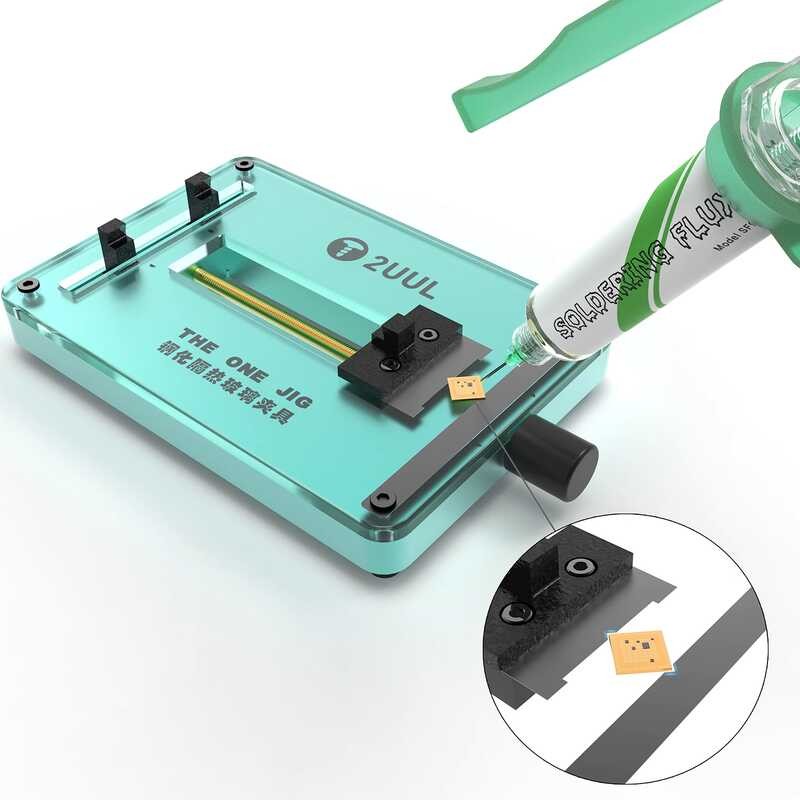 2UL Tempered Insulated Glass Fixture BGA Mobile Phone Repair Fixture ...