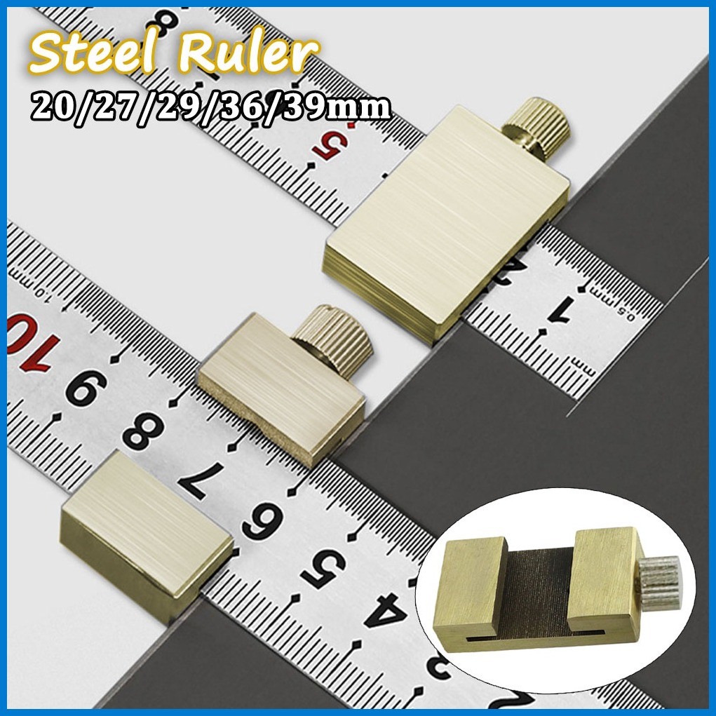 New Steel Ruler Positioning Block Angle Scriber Line Marking Gauge For ...