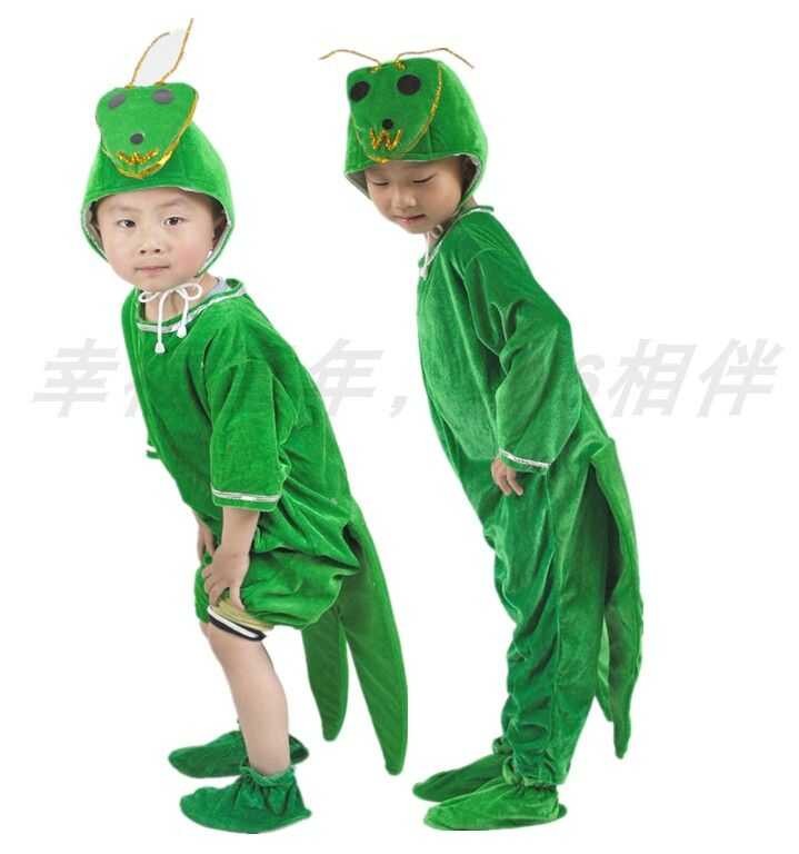 All Kids Kinds Of Insect Costumes Hoppergrass Stage Dancing Dress ...