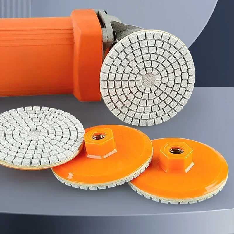 3Pc Updated Sanding Disk Tile Trimming Angle Grinder Dry Polishing Dics ...