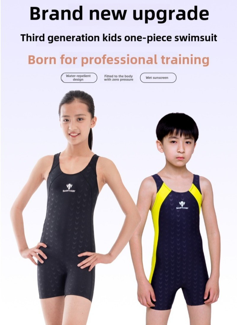 New Style Professional Training Children'S Swimsuit Sharkskin Girls ...