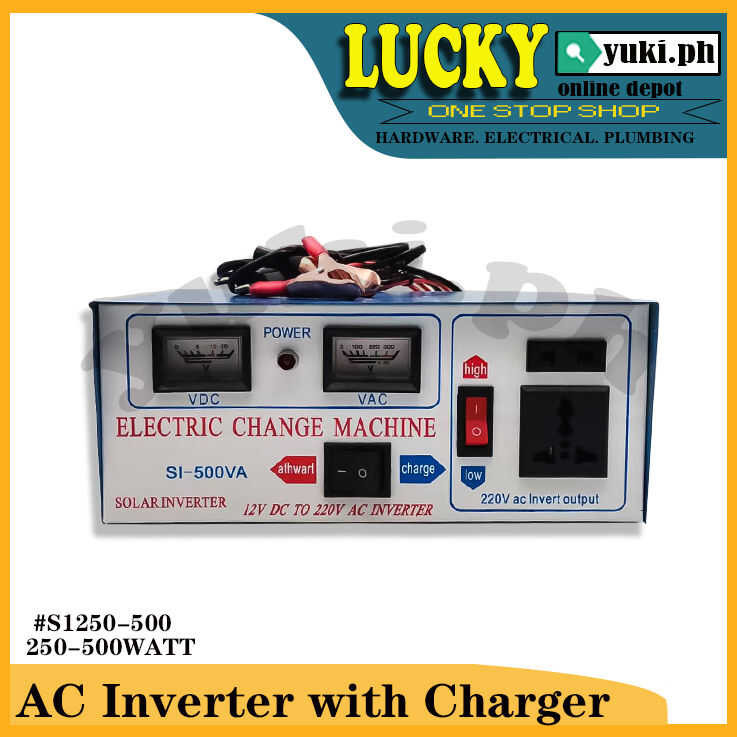 AC SI250-500 INVERTER SA CHARGER ( 250-500 WATT ) | Shopee Philippines