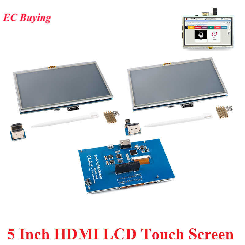 Inch 5 HDMI LCD Resistive Touch Screen Display Module 800x480 5.0" TFT ...