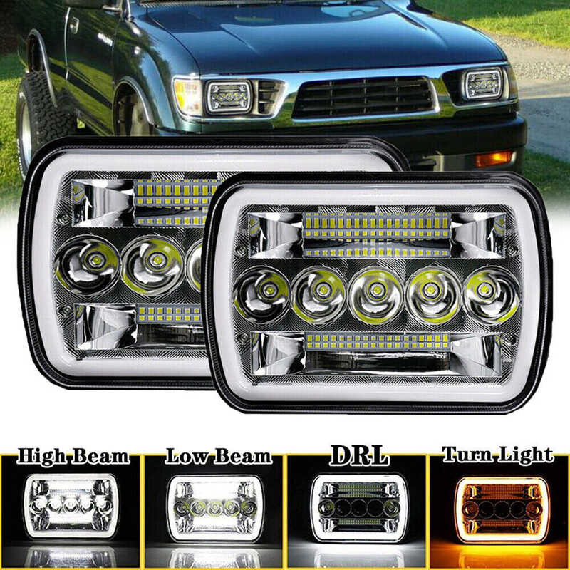 Motorcycle Affordable Led Headlight 5 X 7Inch 6 X 7Inch Square Headlamp ...