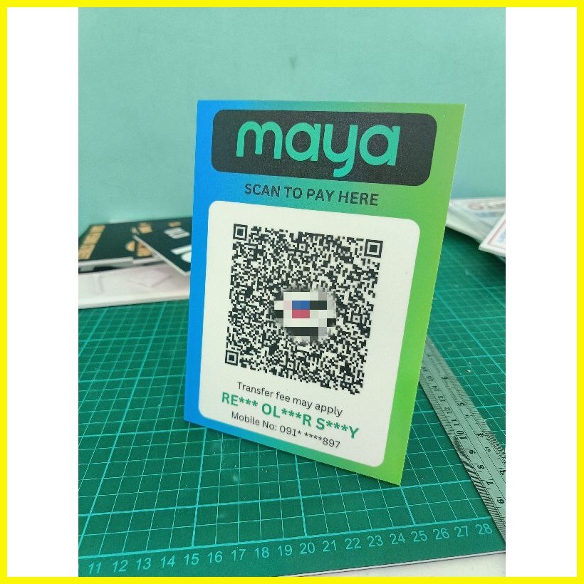 ♨ ♙ Personalized GCash Maya Qr code Sintra Board Standee | Shopee ...