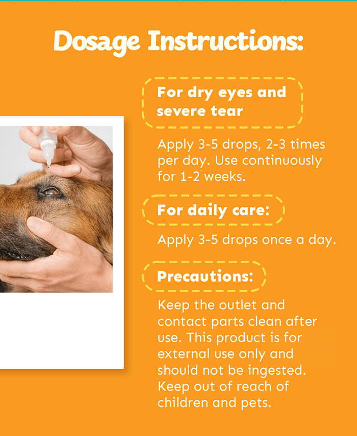 Petsup Pet Ear Drop Eye Drop For Dogs Cat Cleaning Earwax Ear Infection ...