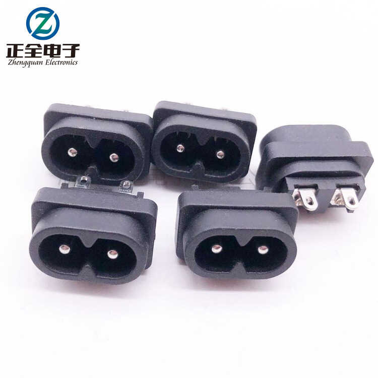 AC socket, DB appliance, AC010B socket, pin type socket, 8-shaped plum ...