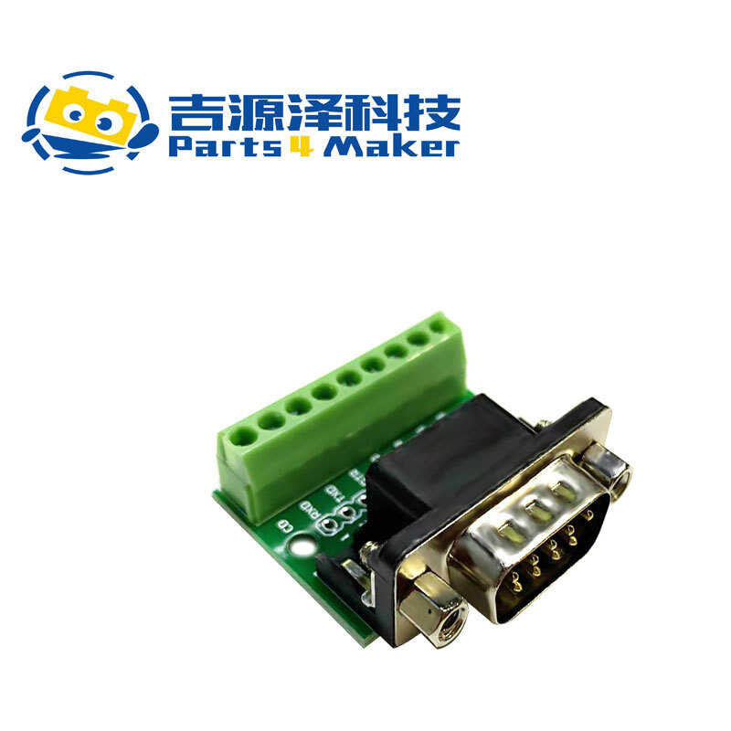 DB9 male and female adapter screw terminal block, 9-pin 9-hole RS232 ...